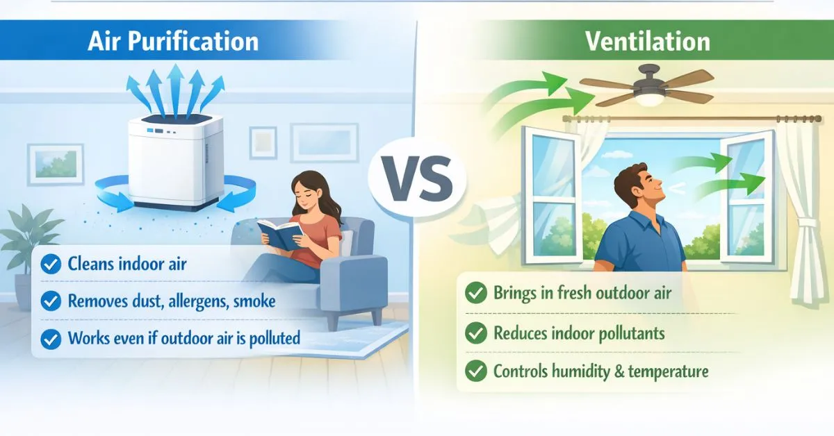 Can an Air Purifier Replace Ventilation? (Short Answer: No)